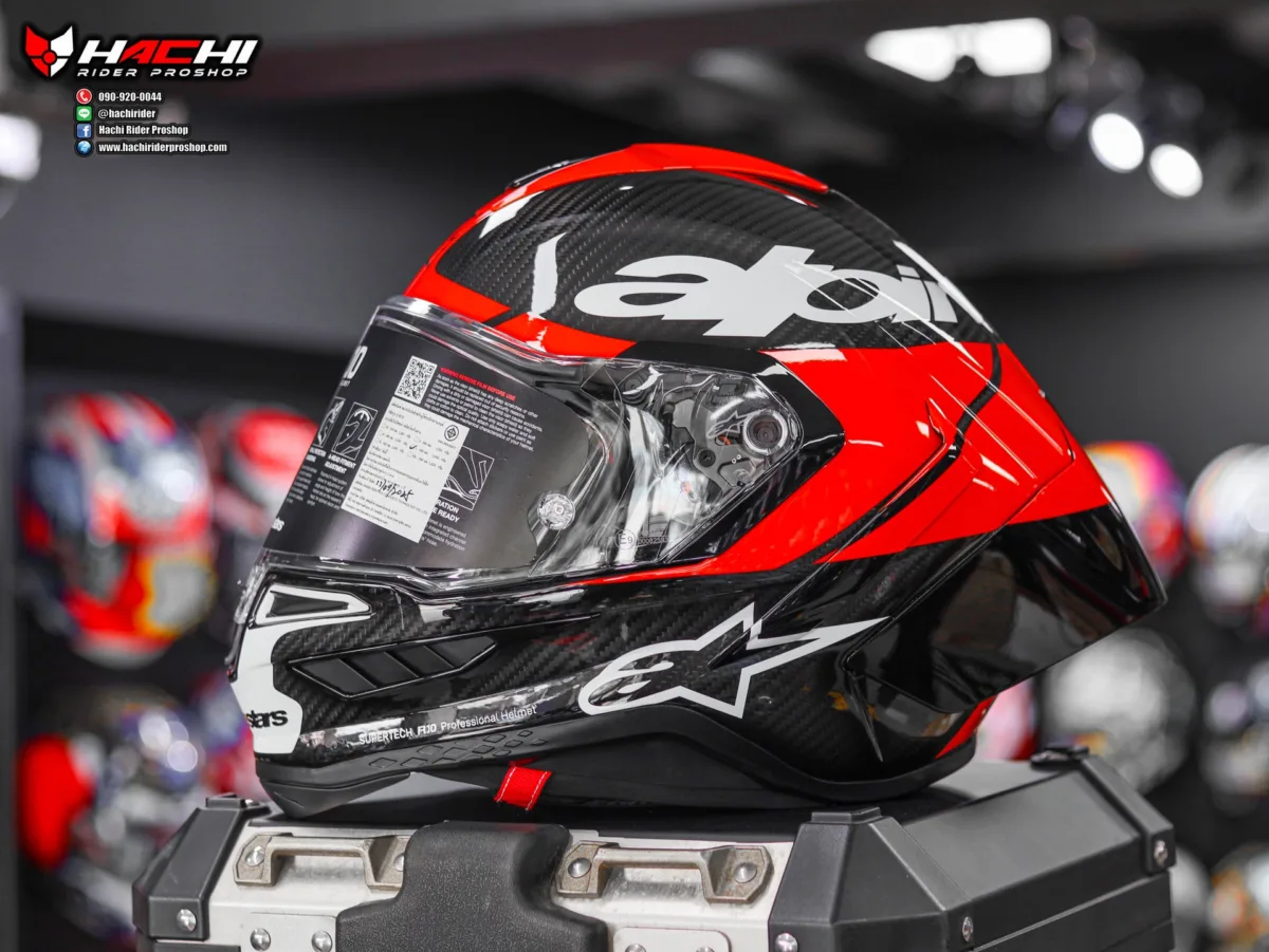 ALPINESTARS SUPERTECH R10 - Element Bright Red/White | Hachi Rider Proshop