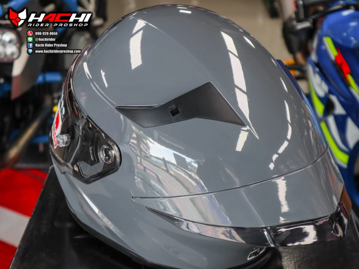 KYT TT REVO - Plain Gray | Hachi Rider Proshop