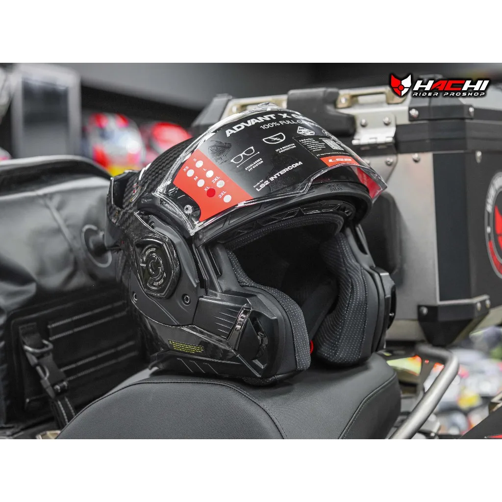 LS2 FF901 CARBON – Gloss Carbon | Hachi Rider Proshop